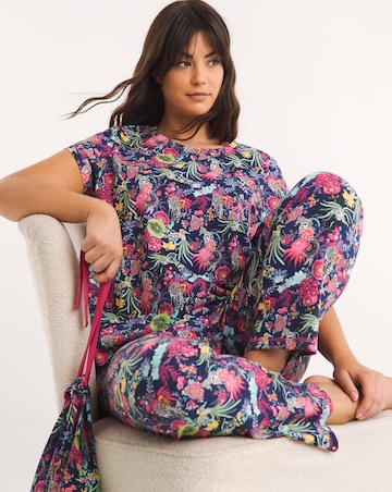 Joe Browns Fantasy Print Pyjamas in a Bag | Simply Be