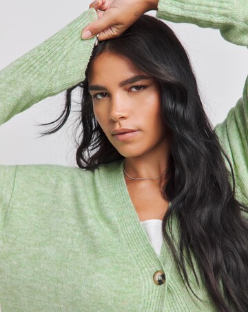 Green Boyfriend Cardigan | Simply Be