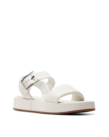 Clarks Alda Strap Leather Sandal Standard Fit | Simply Be