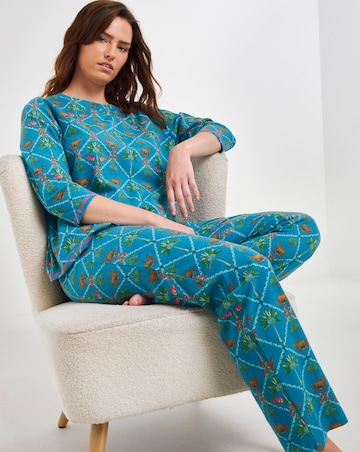 Joe Browns Leopard Print Pyjamas in a Bag | Simply Be