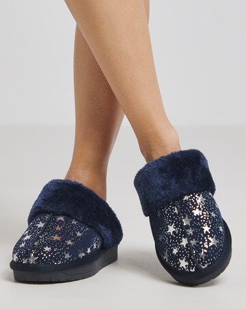 Albza Suede Closed Toe Slippers Extra Wide EEE Fit Simply Comfort ...