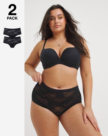 Triumph 2 Pack Smart Deco Bandeau Briefs | Simply Be