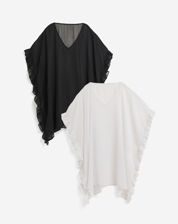 Value 2 Pack Beach Kaftans | Simply Be