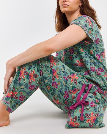 Joe Browns Floral Print Pyjamas in a Bag | Simply Be