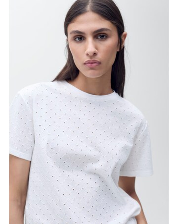 Mango Jazmin Broderie T-Shirt | Simply Be