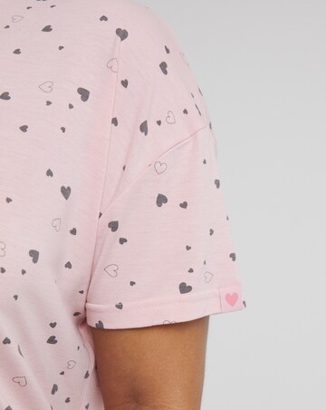 Pretty Lounge Fold Top Shortie Set | Simply Be