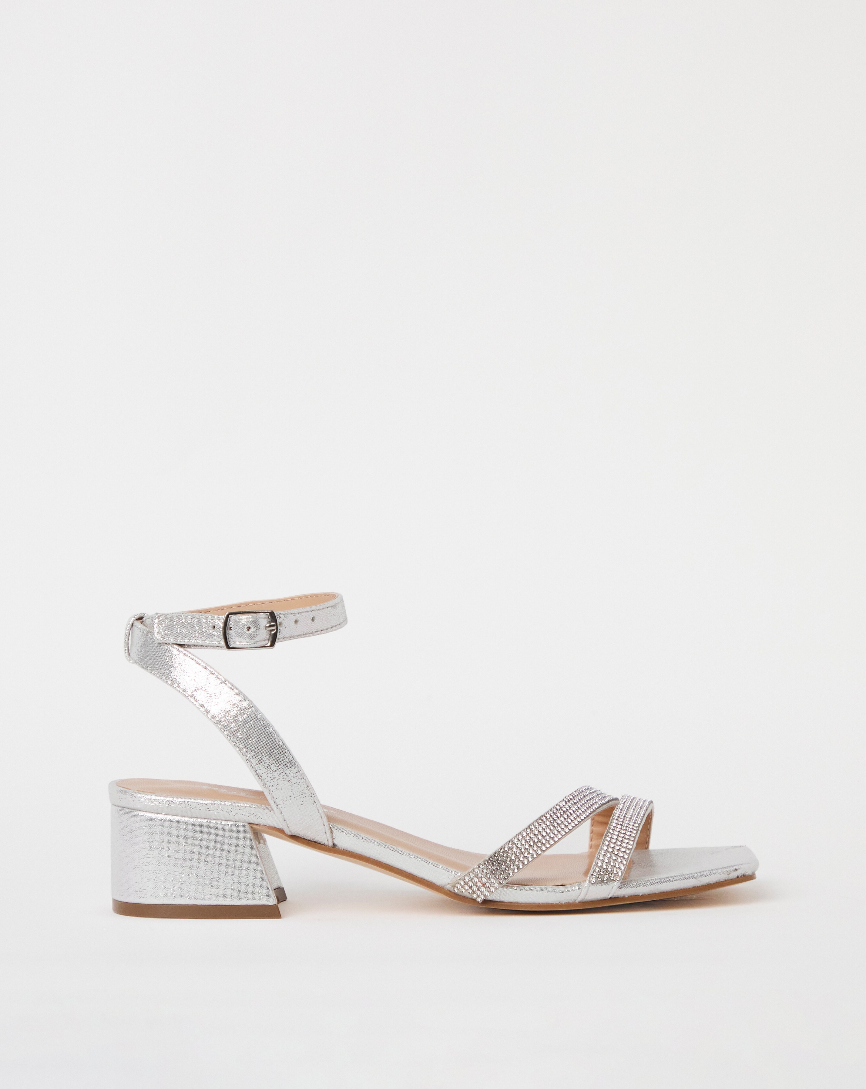 Dorma Occasion Low Bloc Heel Sandals Ex Wide Fit | Simply Be