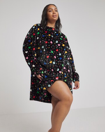 Pretty Secrets Value Oversized Lounge Dress | Simply Be