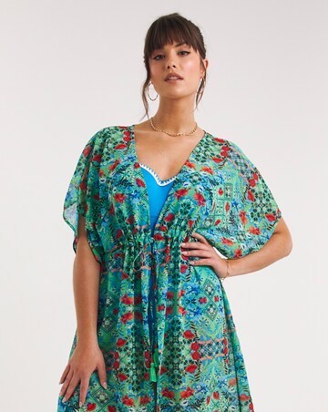 Figleaves Frida Maxi Beach Kaftan | Simply Be