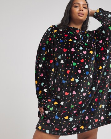 Pretty Secrets Value Oversized Lounge Dress | Simply Be