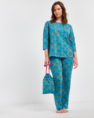 Joe Browns Leopard Print Pyjamas in a Bag | Simply Be