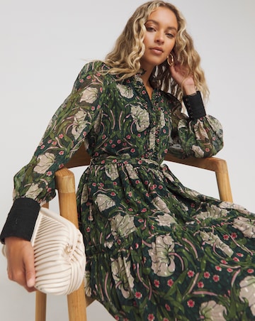 Hope & Ivy William Morris Dorothy Dress | Simply Be