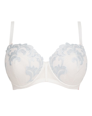 Figleaves Curve Fleur Embroidery Underwired Padded Multiway Bra | Simply Be