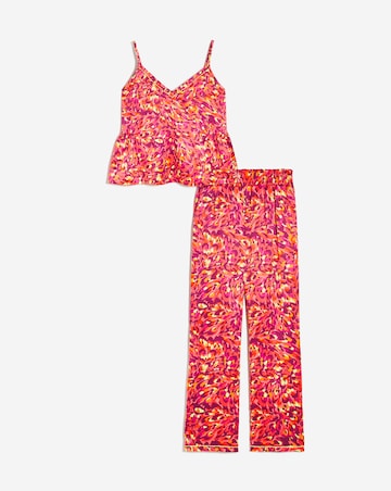 Satin Cami Pyjama Set | Simply Be