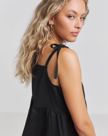 Black Tie Strap Cami | Simply Be