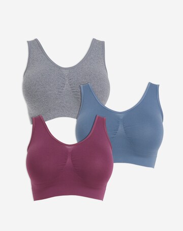 Pretty Secrets 3 Pack Plain Comfort Tops | Simply Be