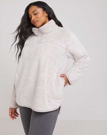 Pretty Secrets Fleece Funnel Neck Snuggle Top | Simply Be