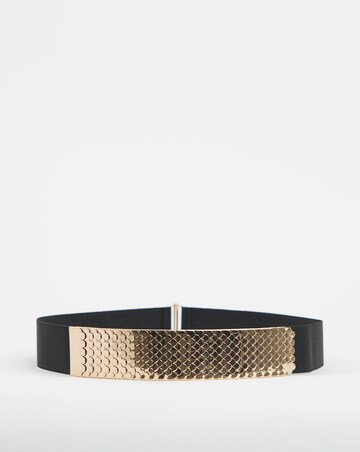 Gold Statement Stretch Belt | Simply Be