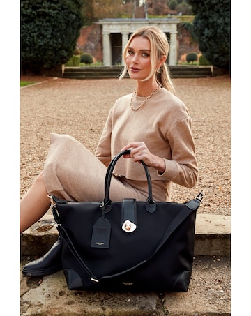 Luella Grey Lucinda Black Weekend Bag | Simply Be