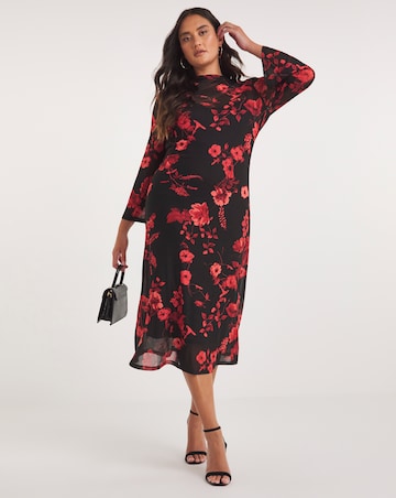 Joanna Hope Magisculpt Midi Mesh Dress | Simply Be