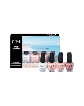 OPI Beaches and Dreams 4 Piece Mini Nail Polish Set | Simply Be