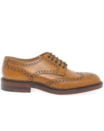 Loake Chester Leather Standard Brogues | Simply Be