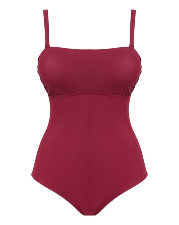 Figleaves Icon V Bar Bandeau Swimsuit | Simply Be