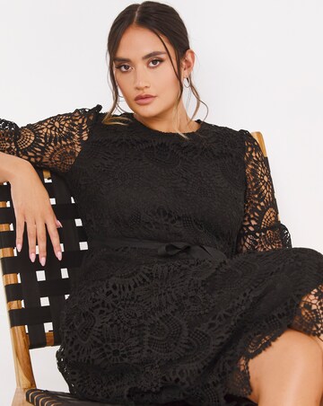 Joanna Hope Structured Lace Dress | Simply Be