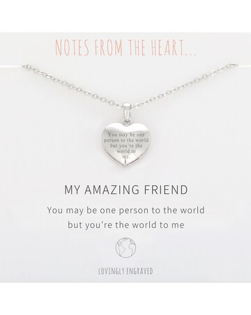 My Amazing Friend Heart Pendant | Simply Be