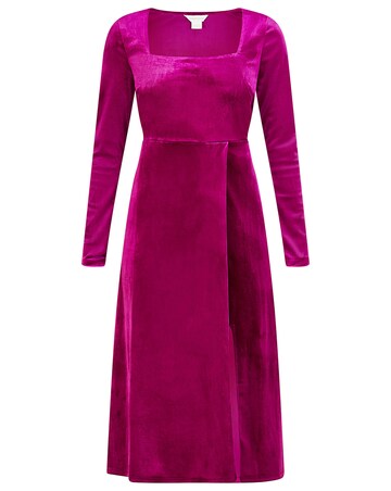 Monsoon Rachel Velvet Midi Dress | Simply Be