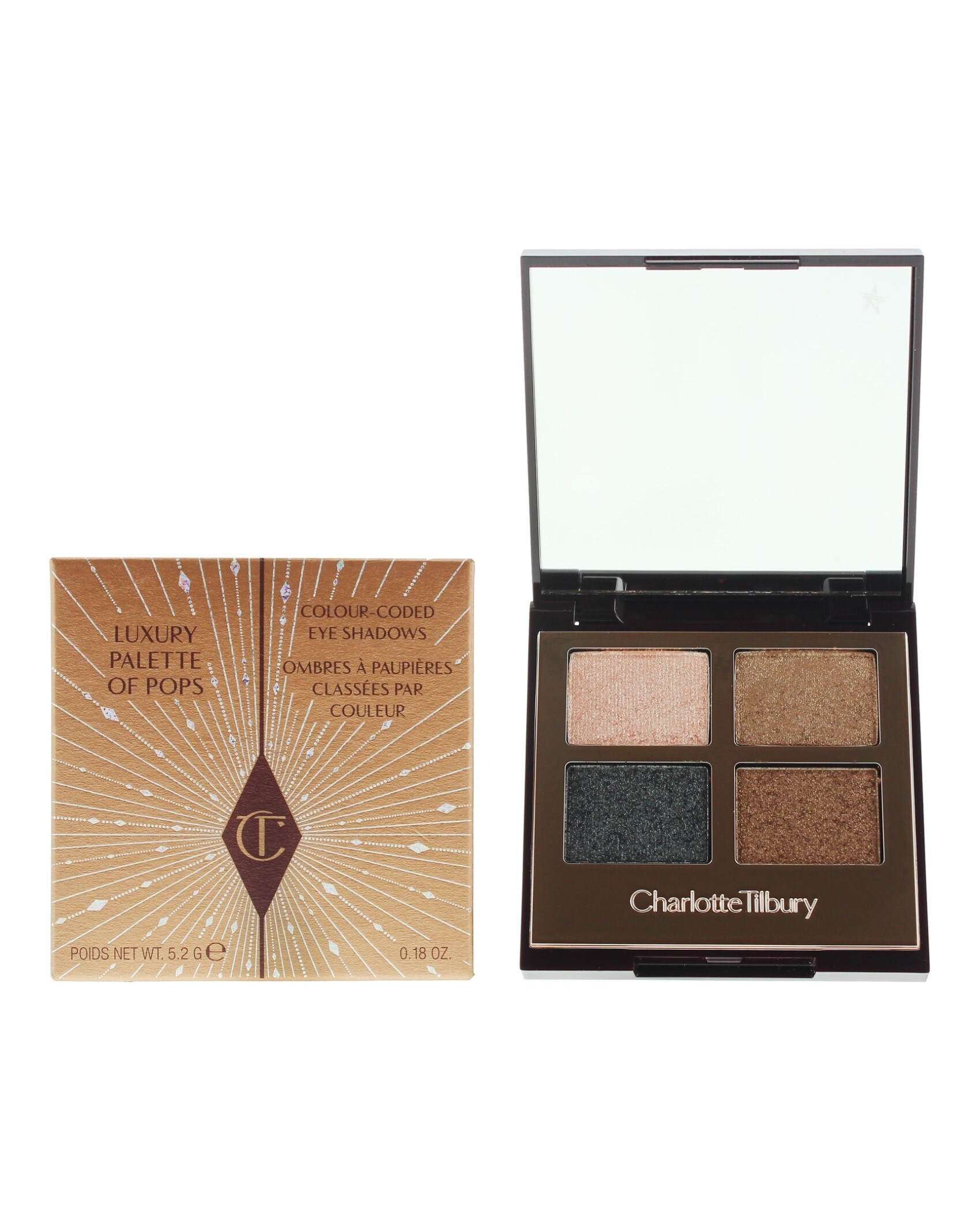 Charlotte Tilbury Dazzling Diamonds Luxury Palette Of Pops Eye Palette 5.2g | Simply Be