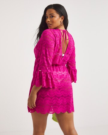Figleaves Curve Cancun Lace Beach Dress | Simply Be
