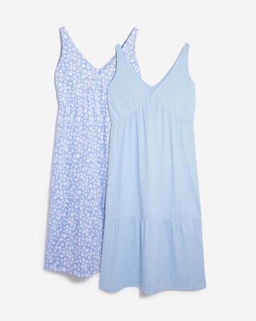 Pretty Secrets Value 2 Pack Maxi Nighties | Simply Be