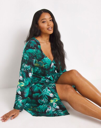 Pretty Secrets Tropical Gown | Simply Be