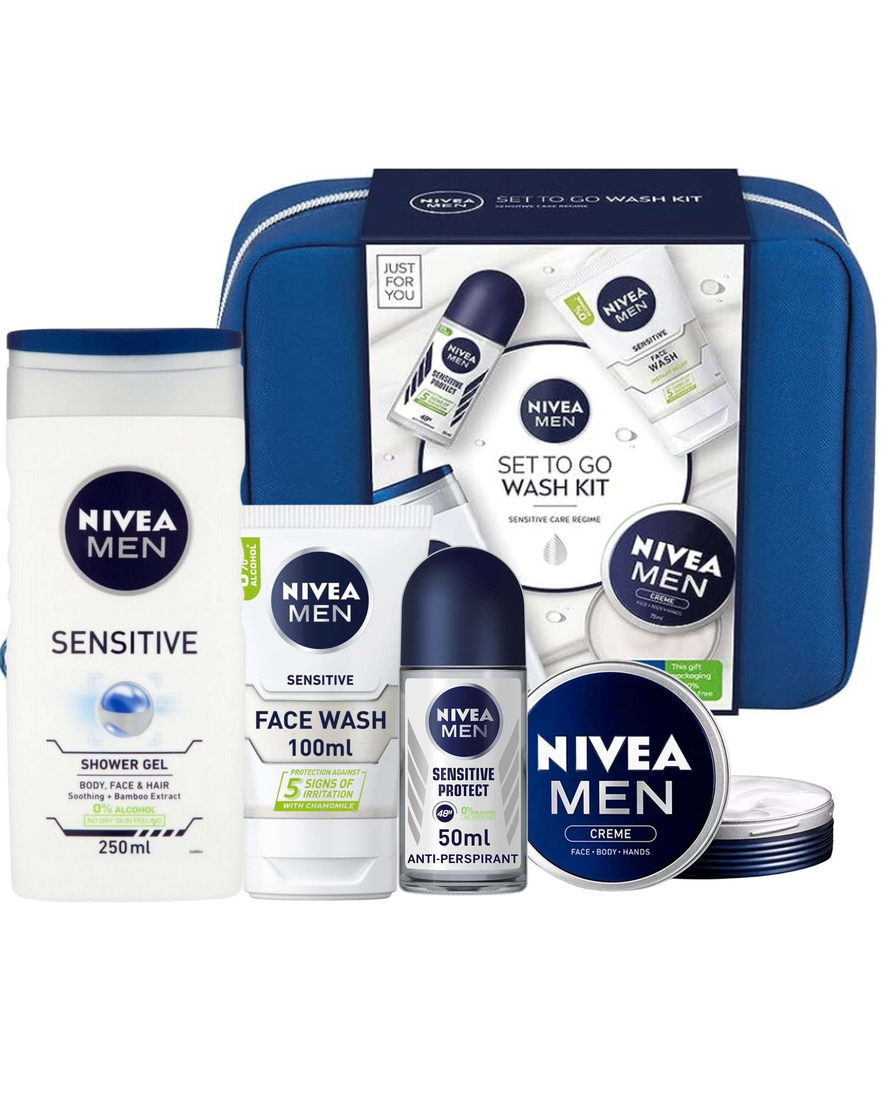 NIVEA Men To Go Wash Bag Set | Simply Be