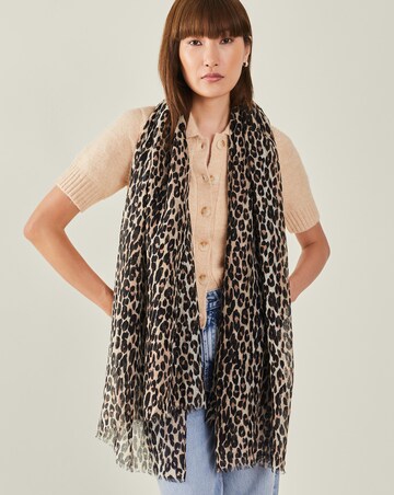Accessorize Lightweight Leopard Scarf | Simply Be