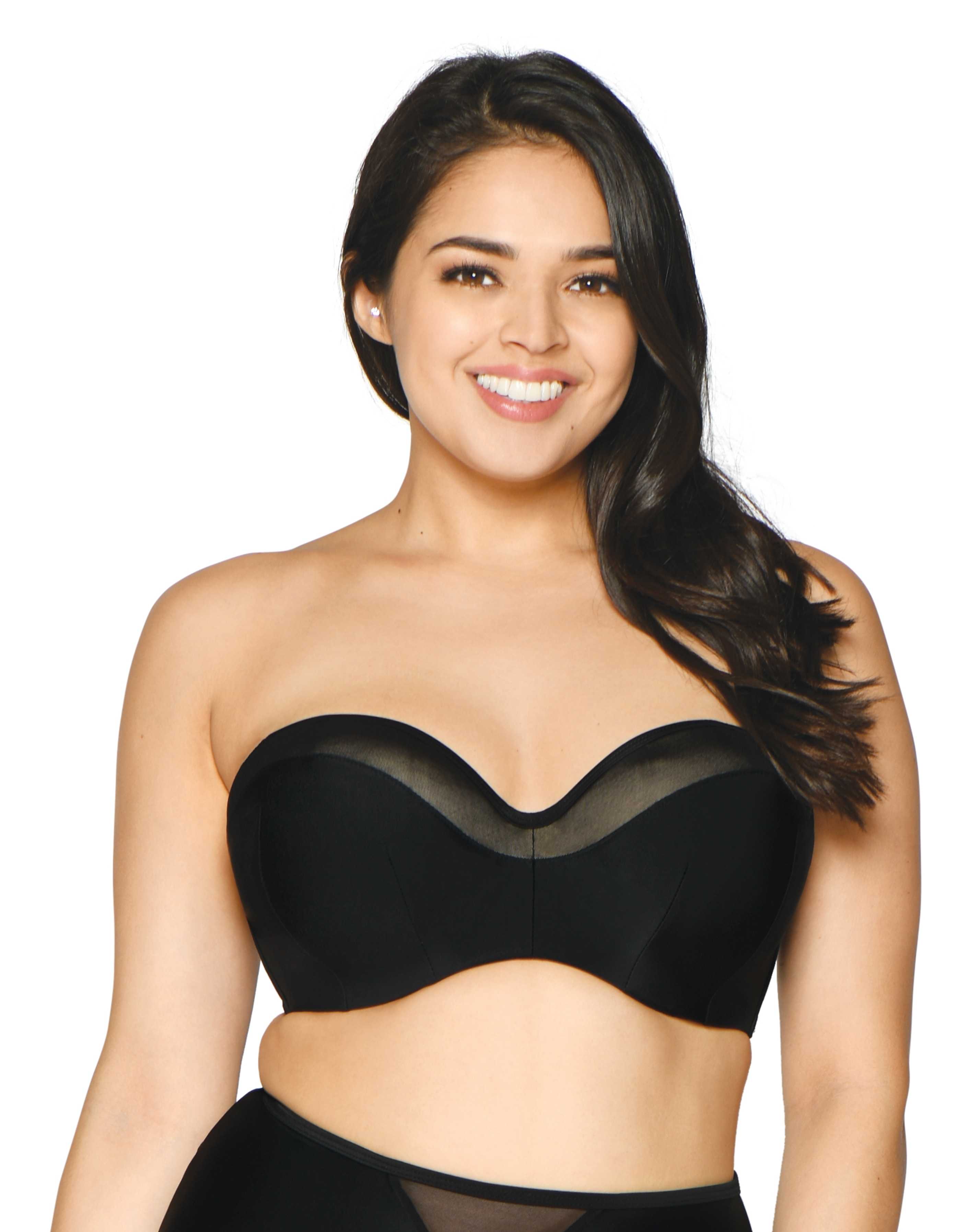 Curvy Kate Sheer Class Bandeau Bikini | Simply Be