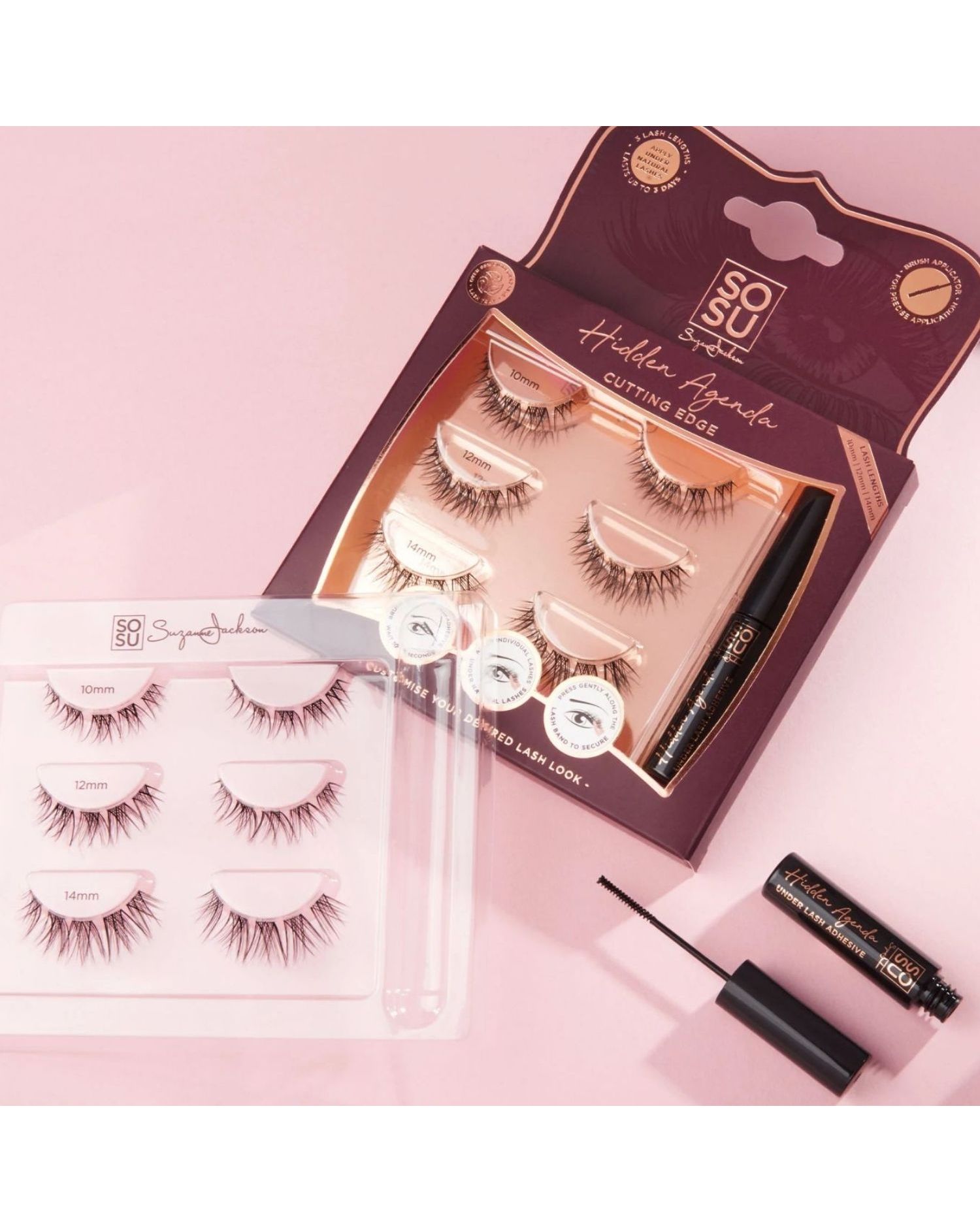 Sosu Cosmetics Hidden Agenda Undetectable Lashes Cutting Edge Simply Be