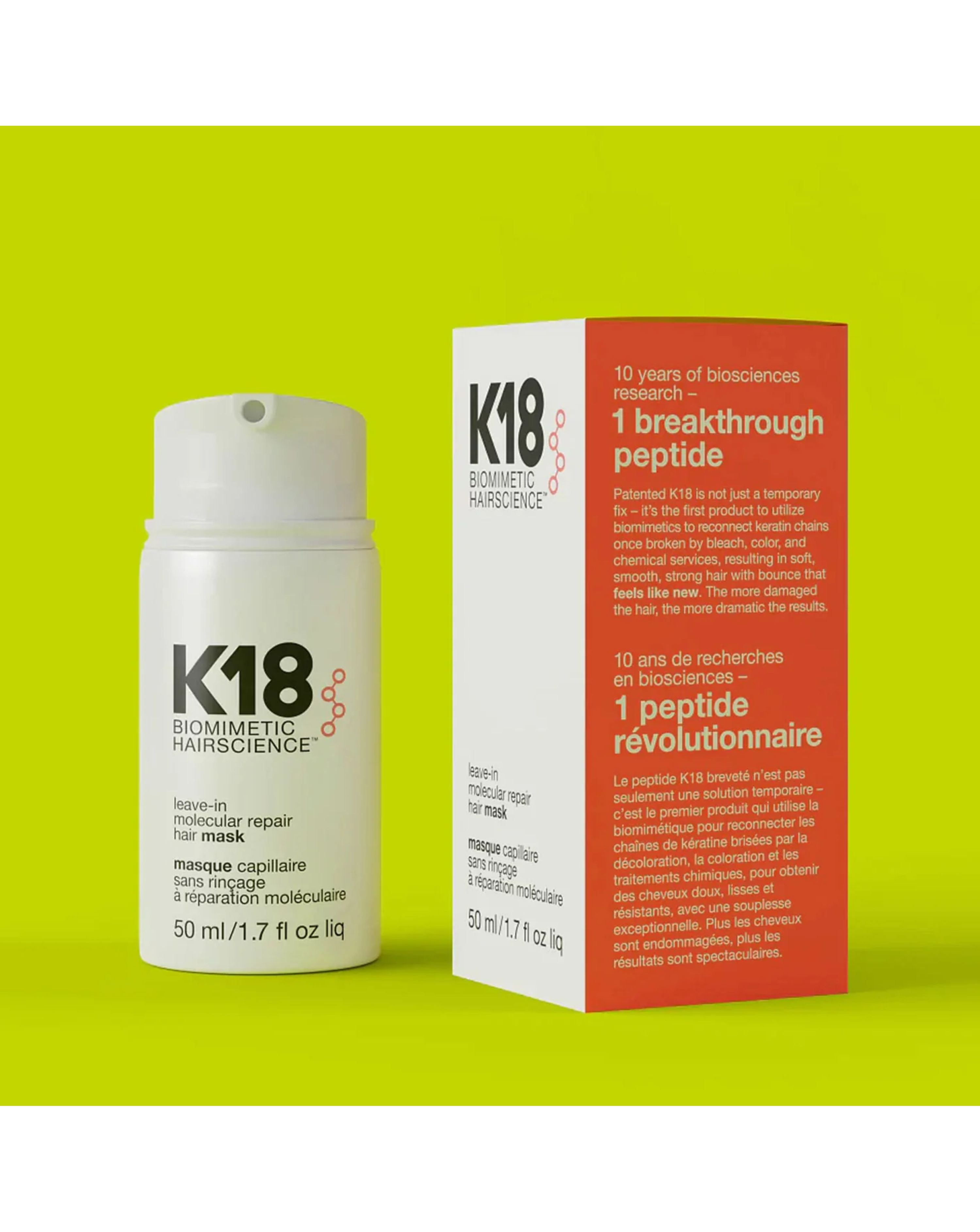 K18 Leave-in Molecular Repair Hair Mask 50ml | Simply Be