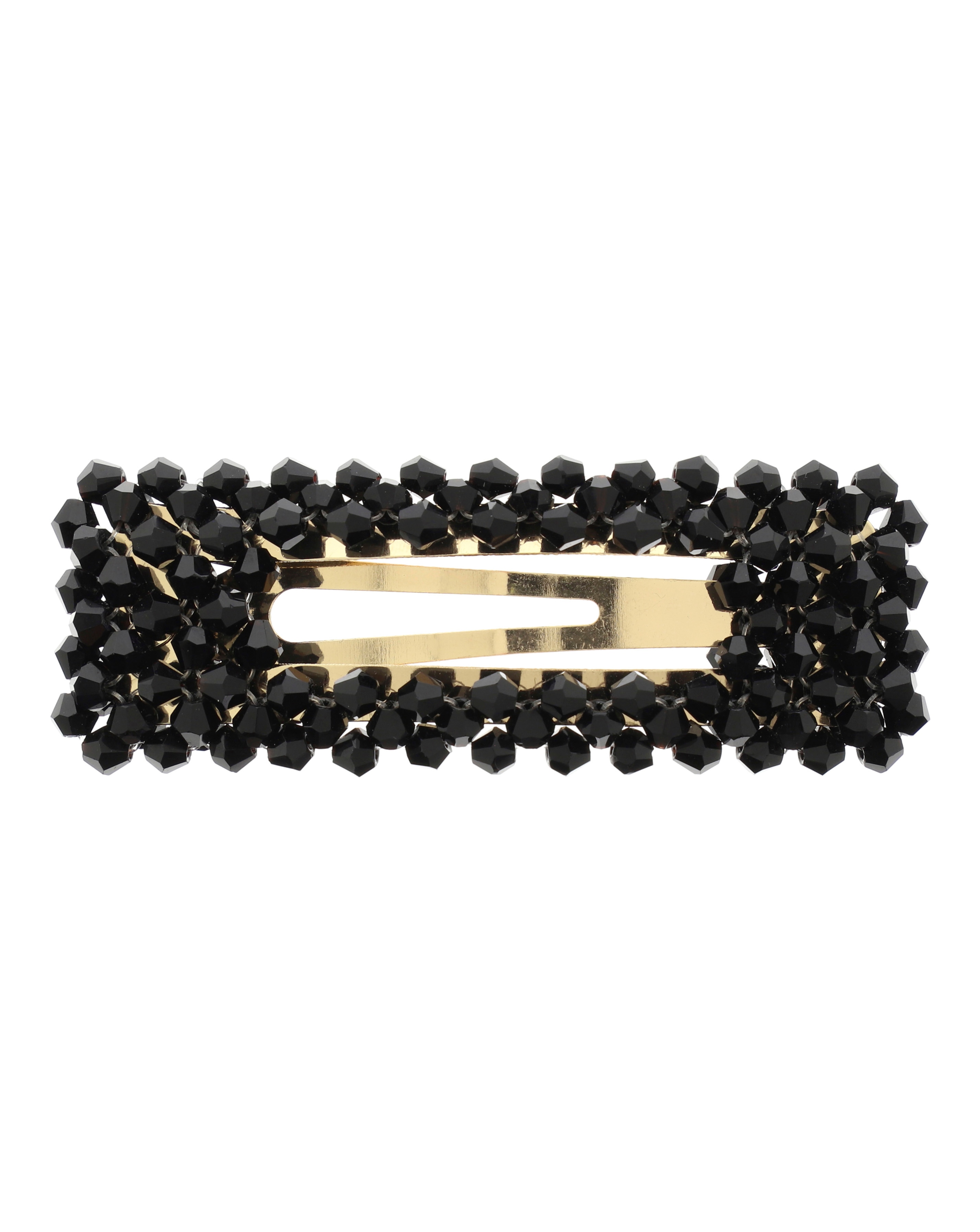Black Facet Hair Clip | Simply Be