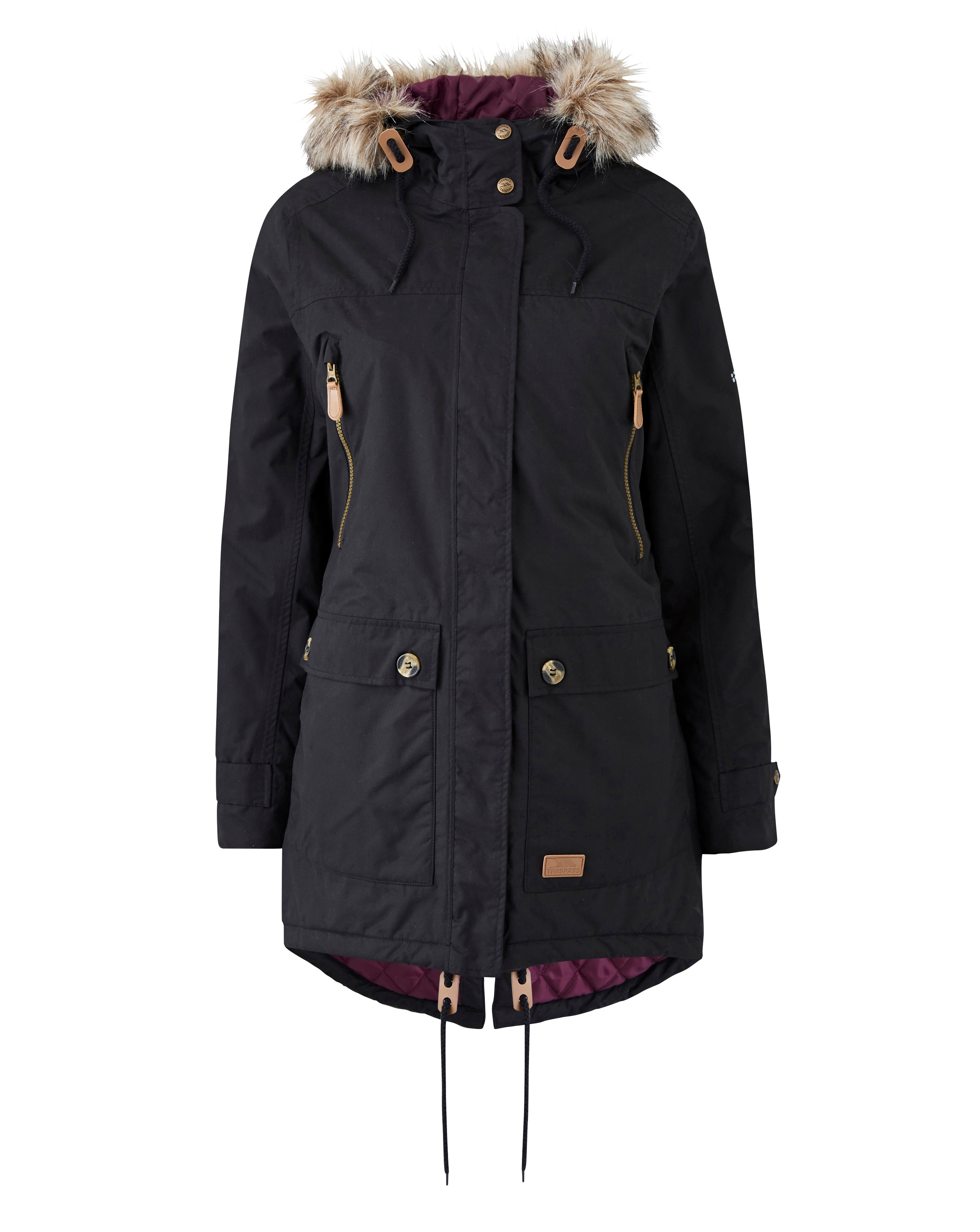 Trespass Clea Waterproof Rain Jacket | Simply Be