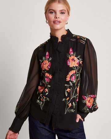Monsoon Matilda Embroidered Blouse | Simply Be