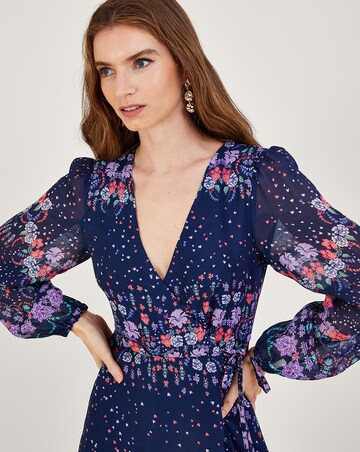 Monsoon Talitha Print Wrap Dress | Simply Be