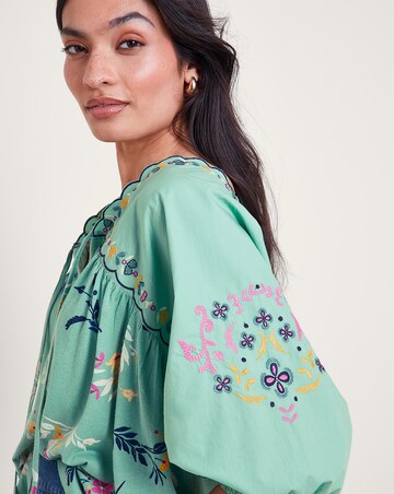 Monsoon Maya Floral Embroidered Top | Simply Be