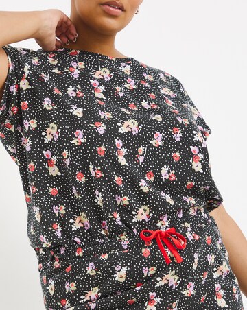 Joe Browns Floral Spot Pyjamas In A Bag | Simply Be