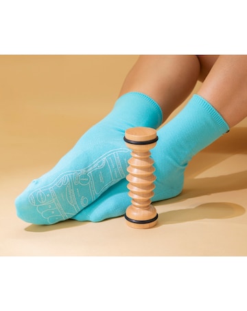 Calm Club Foot Work Reflexology Socks & Foot Massage Tool Set | Simply Be