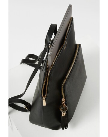 Luella Grey Philly Black Laptop Backpack | Simply Be