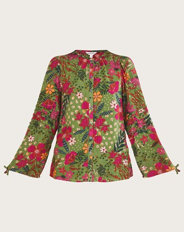 Monsoon Floral Print Blouse | Simply Be