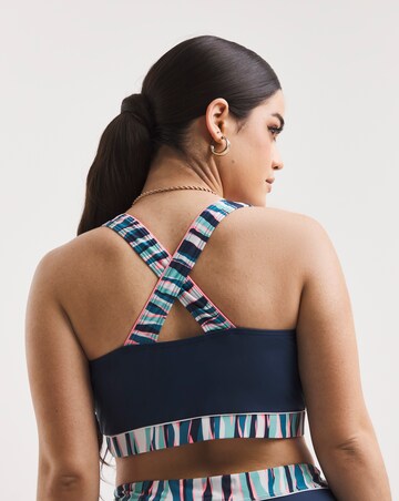 Sports Swim Crop Top | Simply Be