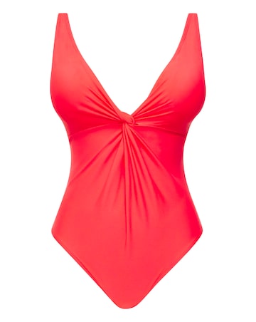 Tropical Twist Front Swimsuit | Simply Be